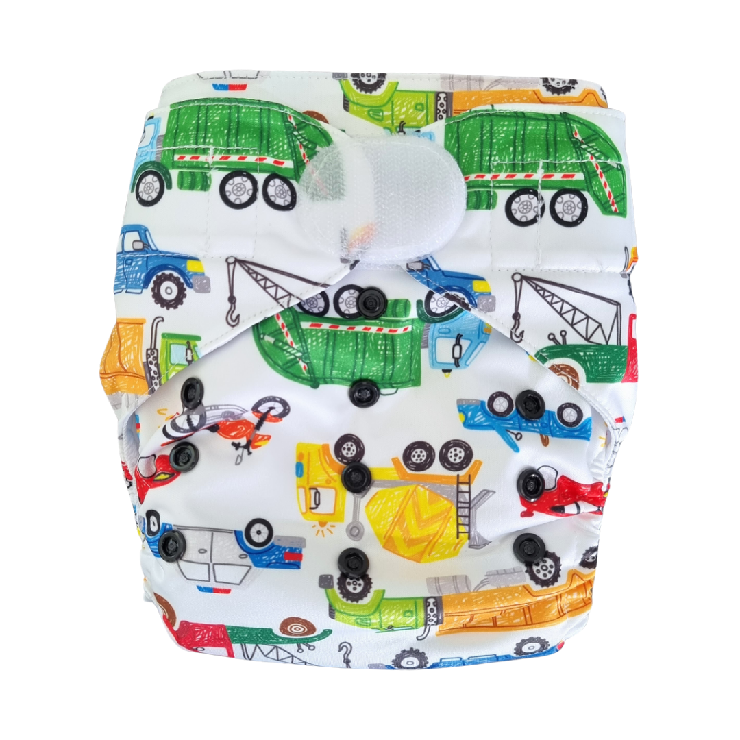 Premium AI2 Nappy - Traffic Jam – Clever Wee Fox